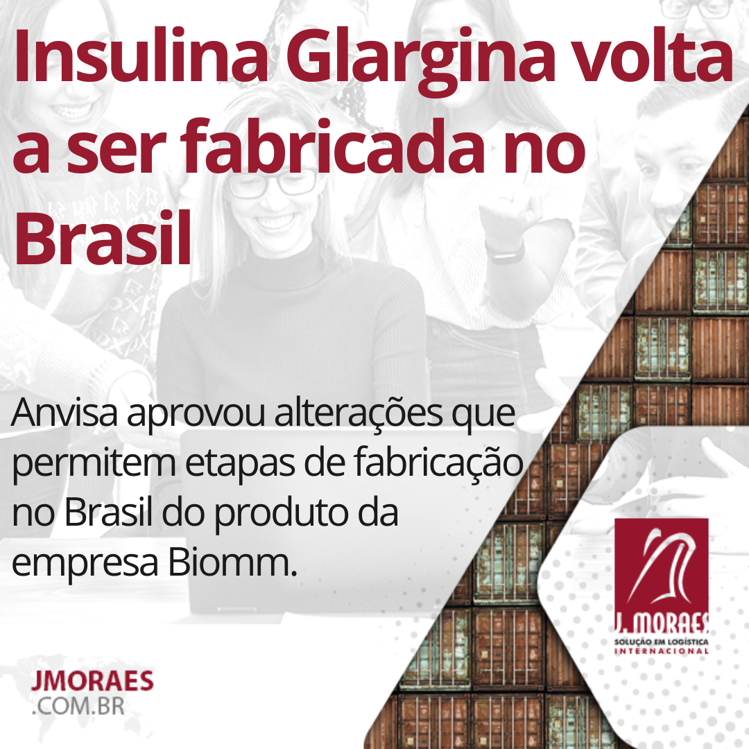 Insulina Glargina volta a ser fabricada no Brasil - J. Moraes