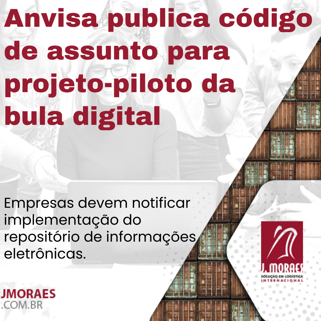 Anvisa publica código de assunto para projeto-piloto da bula digital ...