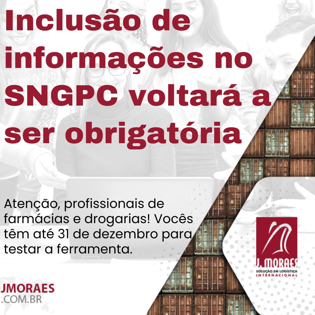 Inclusão de informações no SNGPC voltará a ser obrigatória - J. Moraes