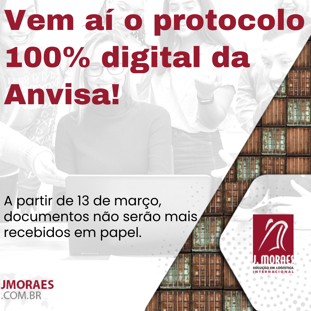 Vem aí o protocolo 100% digital da Anvisa! - J. Moraes