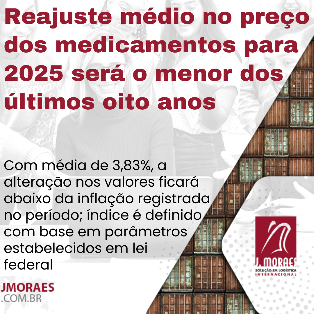 Reajuste médio no preço dos medicamentos para 2025 será o menor dos ...
